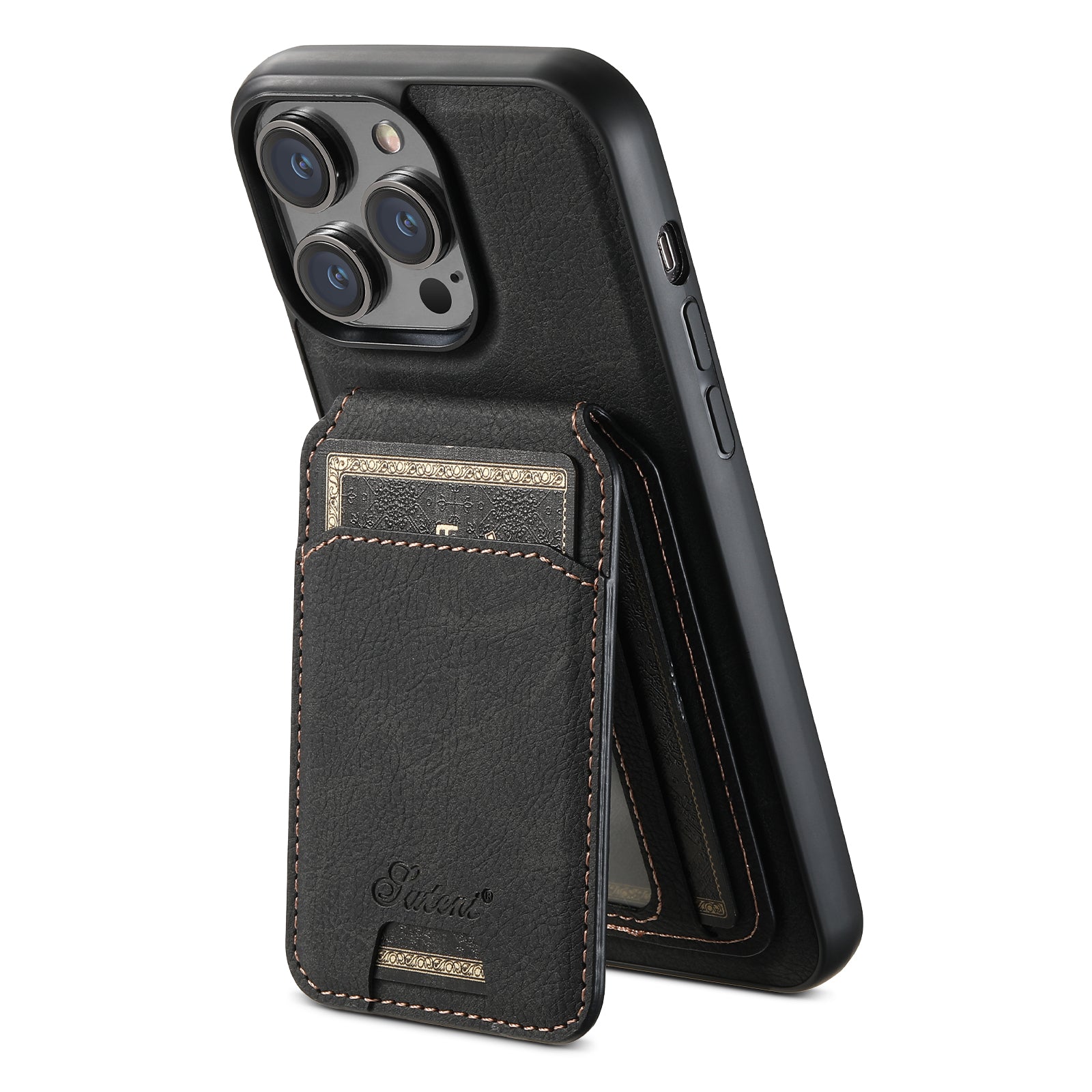 Funda De Cuero Para IPhone con Tarjetero Magsafe – Fundas y billeteras ...